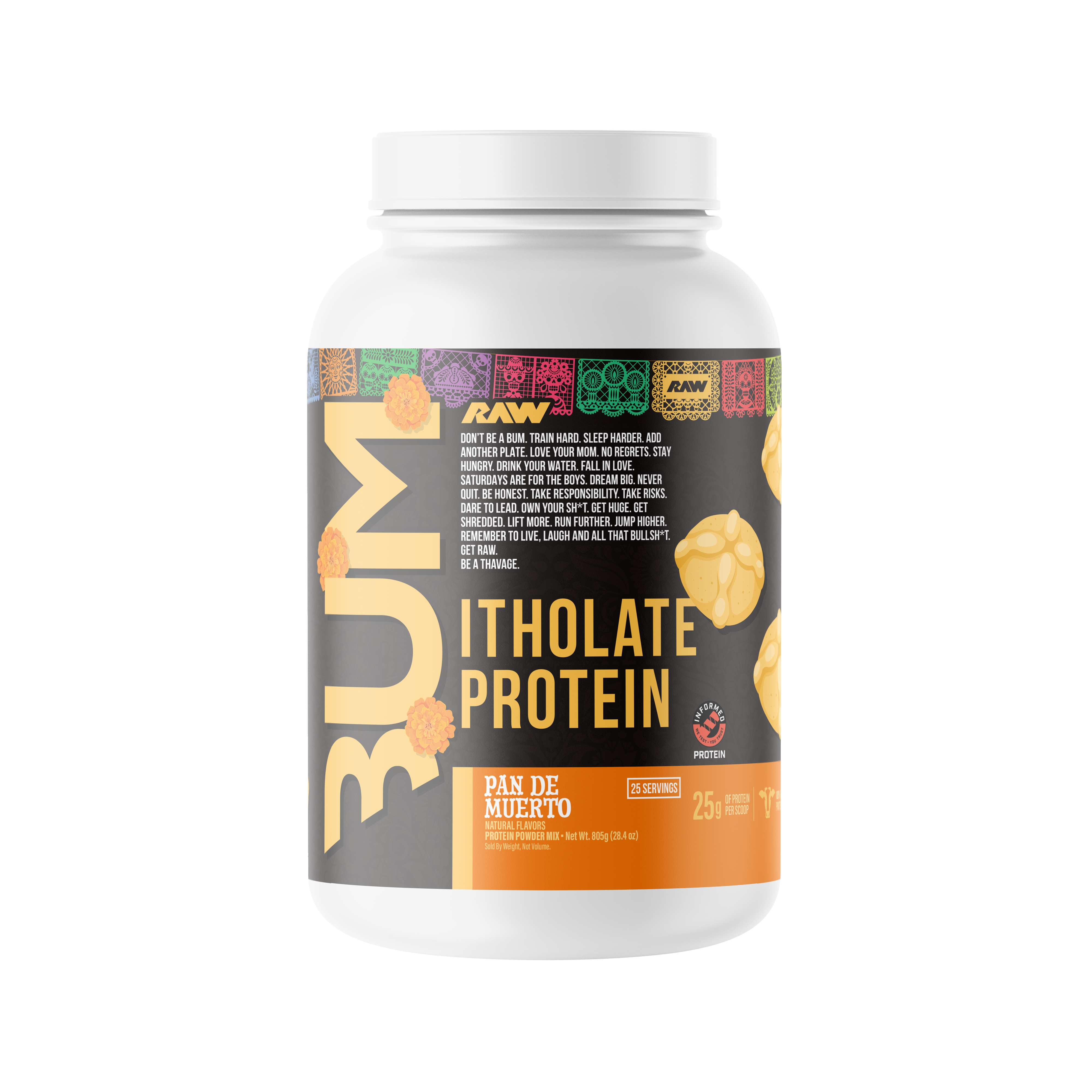 RAW CBUM ITHOLATE 2 LB “NEW” PAN DE MUERTO – FB Supplements