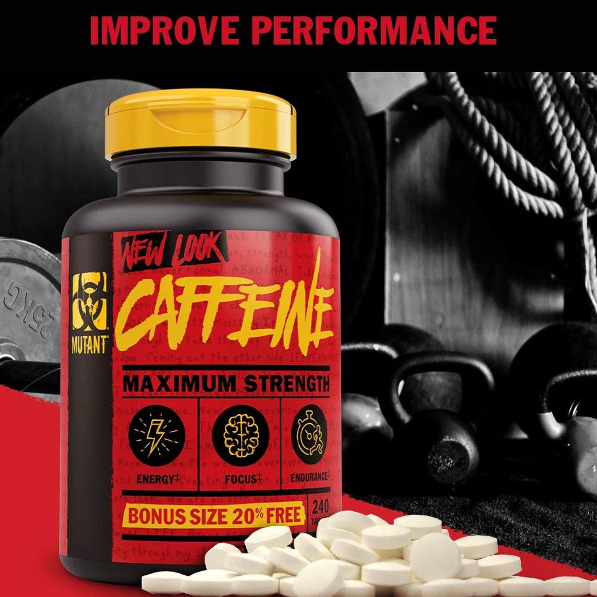 MUTANT CAFFEINE 240 TABS – FB Supplements