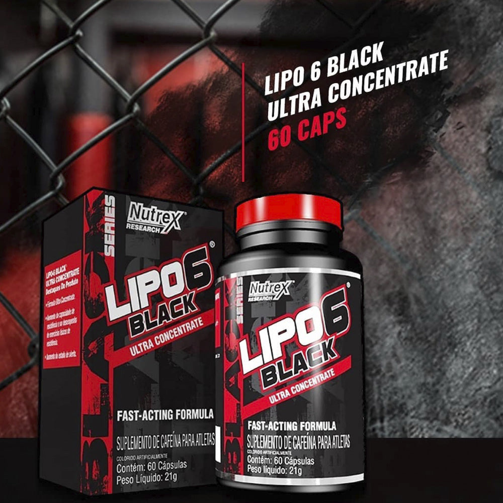 NUTREX LIPO 6 BLACK UC (ROJO) 60 CAPS – FB Supplements